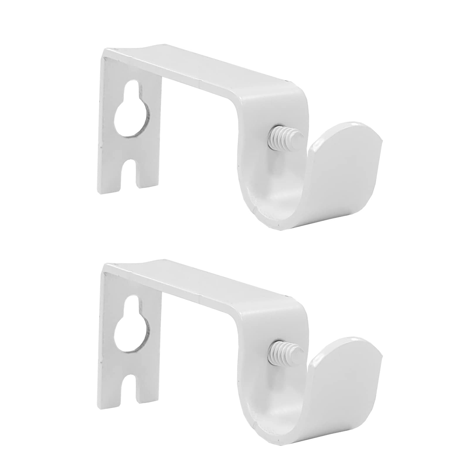 Amazon.com: Kowibcl Curtain Rod Bracket, 2 Pcs Curtain Rod Holders ...