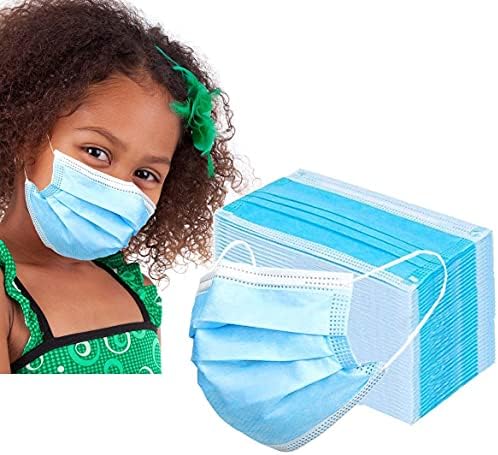 Amazon.com: Disposable Kids Face Mask Bulk Set (50 Pack) Childrens Mask ...