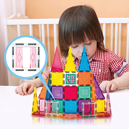 Snapklik.com : Magnetic Tile Rocket Set 36 Piece Construction Toy ...