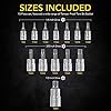 LEXIVON Tamper Proof Torx Bit Socket Set, Premium S2 Alloy Steel | 13 ...