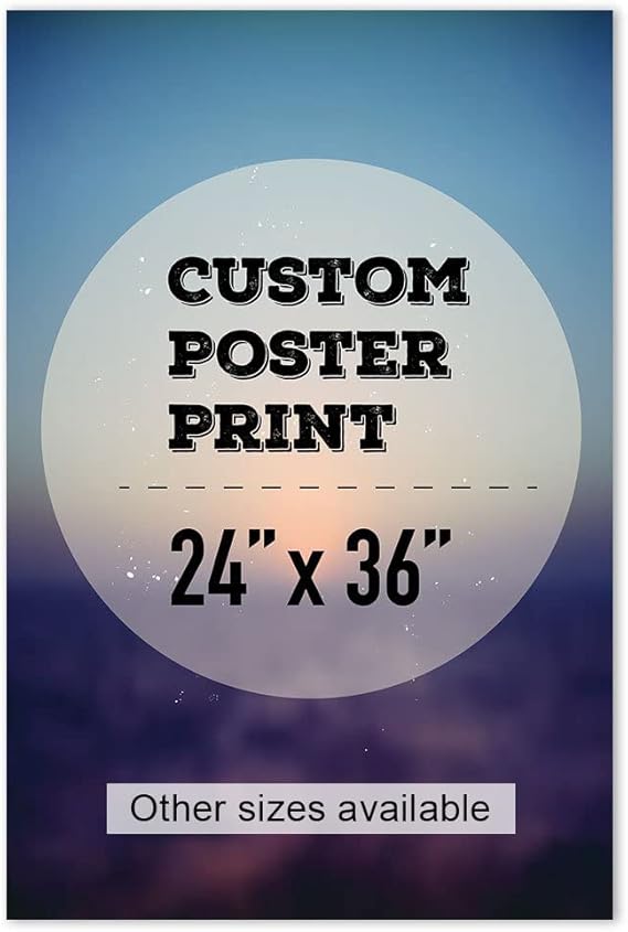 Amazon.com: wall26 Custom Poster Prints - Upload Your Image/Photo ...