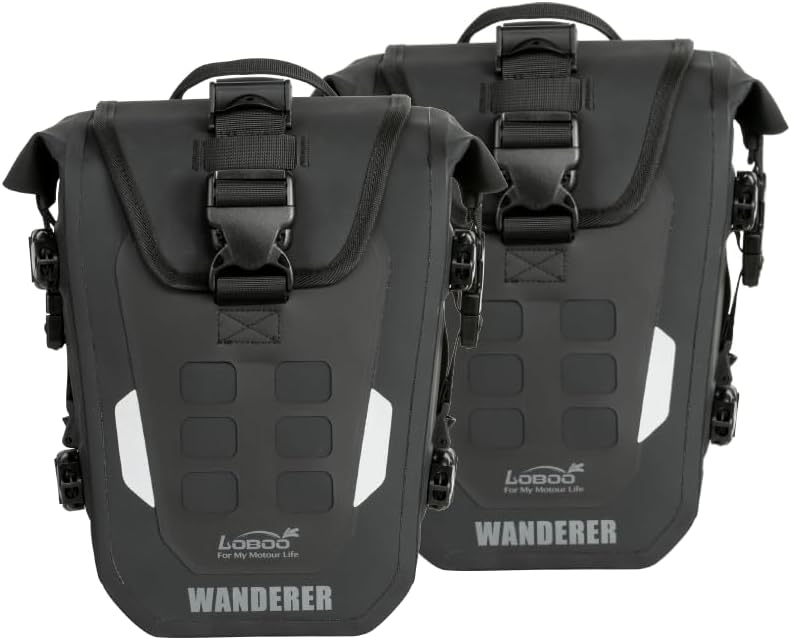 Amazon.com: SOYAVISION Pair Universal Motorcycle Bumpers Bag Waterproof ...