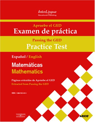 Apruebe El GED / Passing the GED: Examen De Practica-matematicas ...