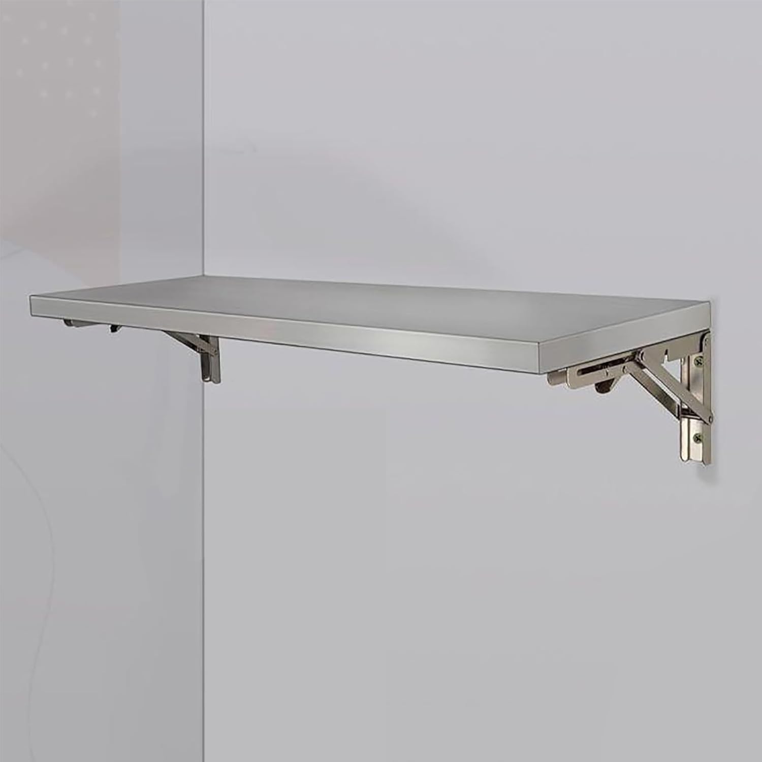Amazon.de: Wand Montierter Klapptisch, Klapptisch, Aus Rostfreiem Stahl ...