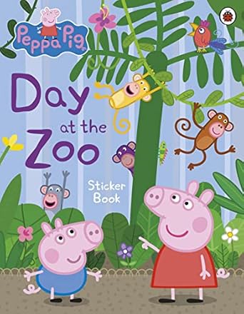 Peppa Pig: Day at the Zoo Sticker Book: Peppa Pig: 9780241543337 ...