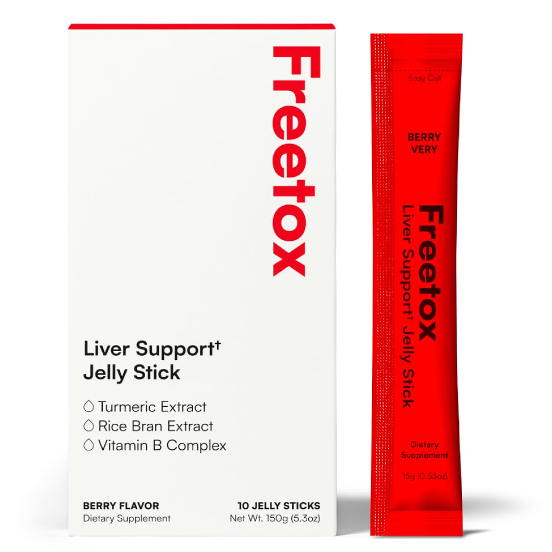 Amazon.com: Freetox Liver Support Jelly Sticks - Liver Support, Skin ...