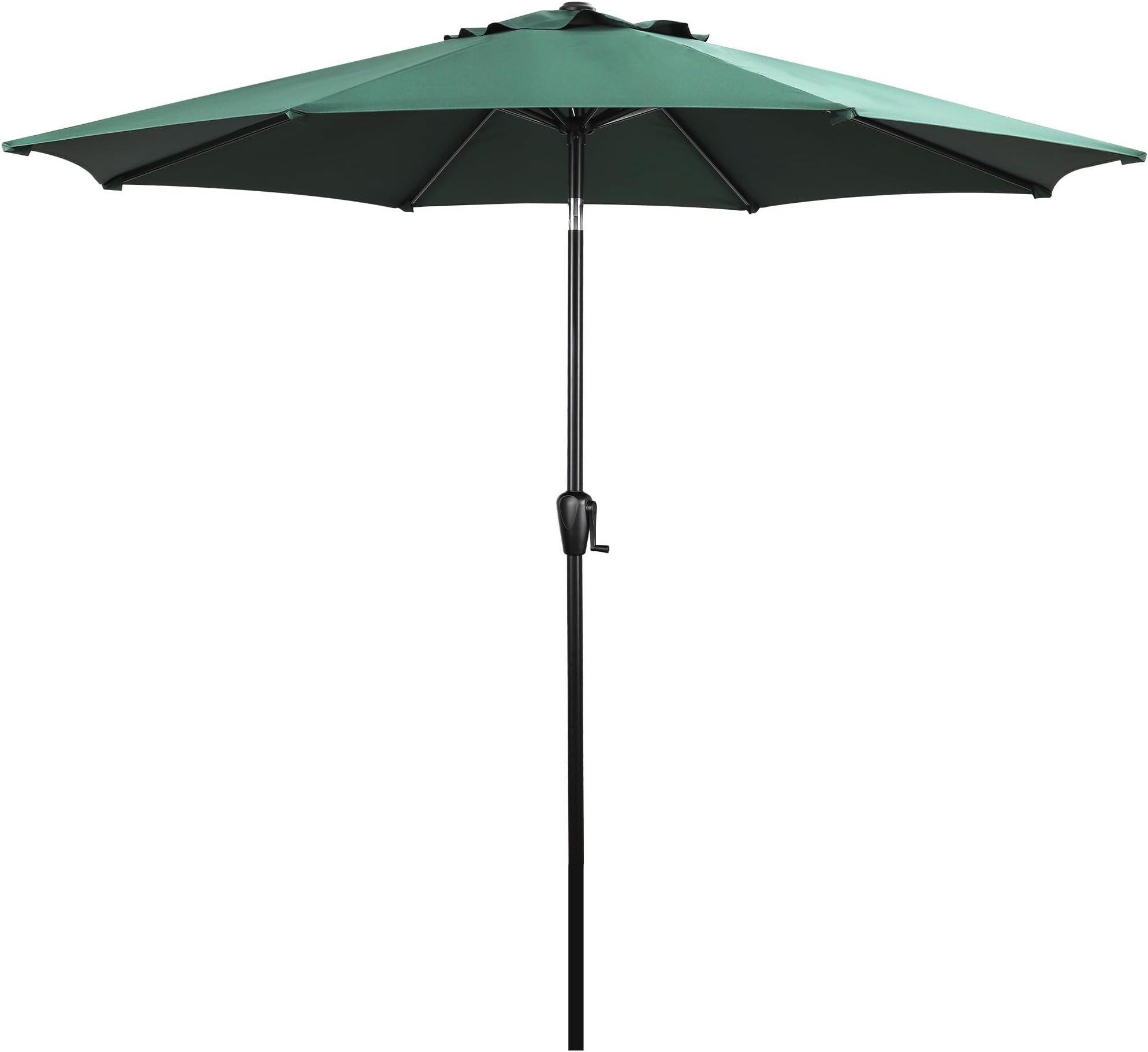 Amazon.com : 9 Ft Patio Umbrella with Push Button Tilt and Crank System ...
