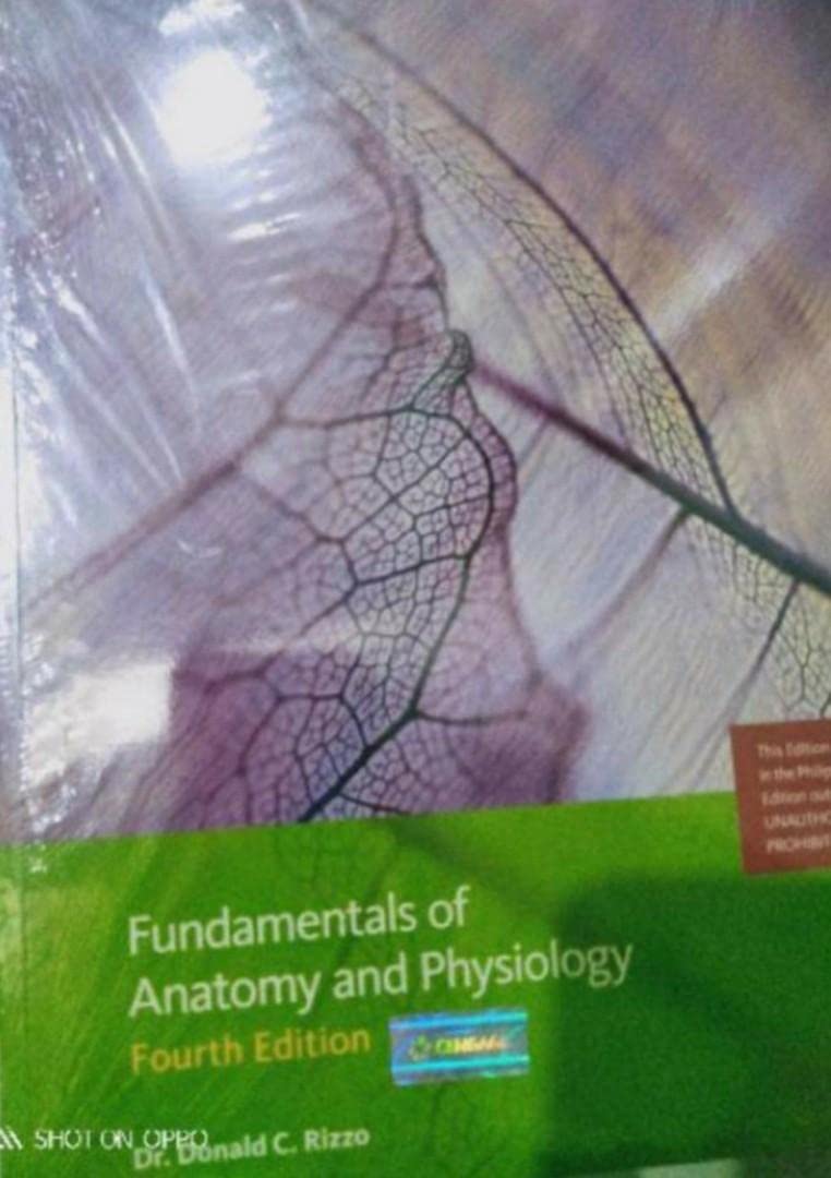Cengage Learning Fundamentals of Anatomy Physiology: Dr. Donald C ...