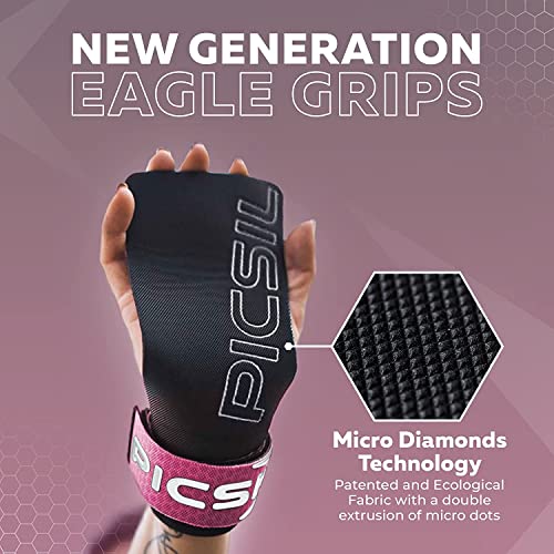 Snapklik.com : PICSIL Golden Eagle Hand Grips, Fingerless Grip Gloves ...