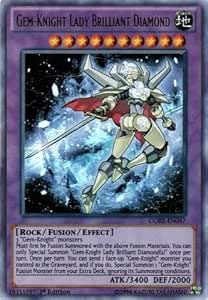Amazon.com: YU-GI-OH! - Gem-Knight Lady Brilliant Diamond (CORE-EN047) - Clash of Rebellions ...
