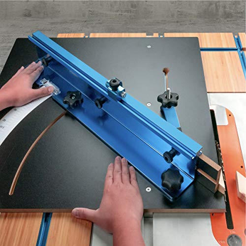 POWERTEC 71403 Table Saw Crosscut Sled, Woodworking Jig and Hardware ...