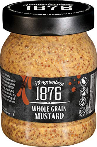 Amazon.com: Hengstenberg 1876 Whole Grain Mustard, 9.5 Ounces : Grocery ...