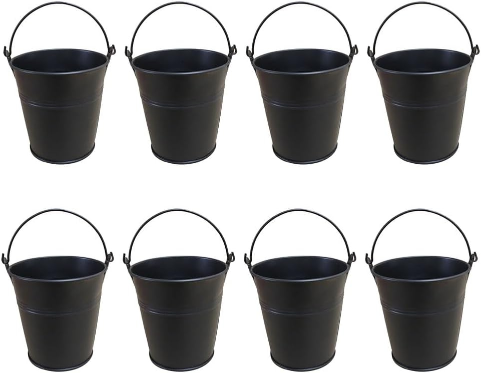 Amazon.com: UUYYEO 10 Pcs Mini Metal Plant Buckets Small Party Favor ...