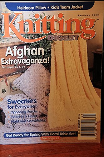 Knitting Digest - January 1999 - Afghan Extravaganza!: KHG: Amazon.com ...