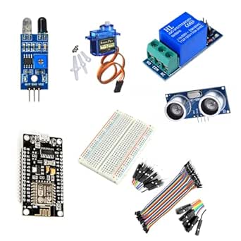 Electronics DIY Kit with ESP8266 wifi module, Breadboard, IR sensor ...
