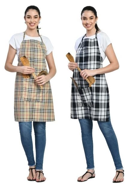 Buy KLART Poly Cotton Kitchen Restaurant Hotel Apron for Spill and ...