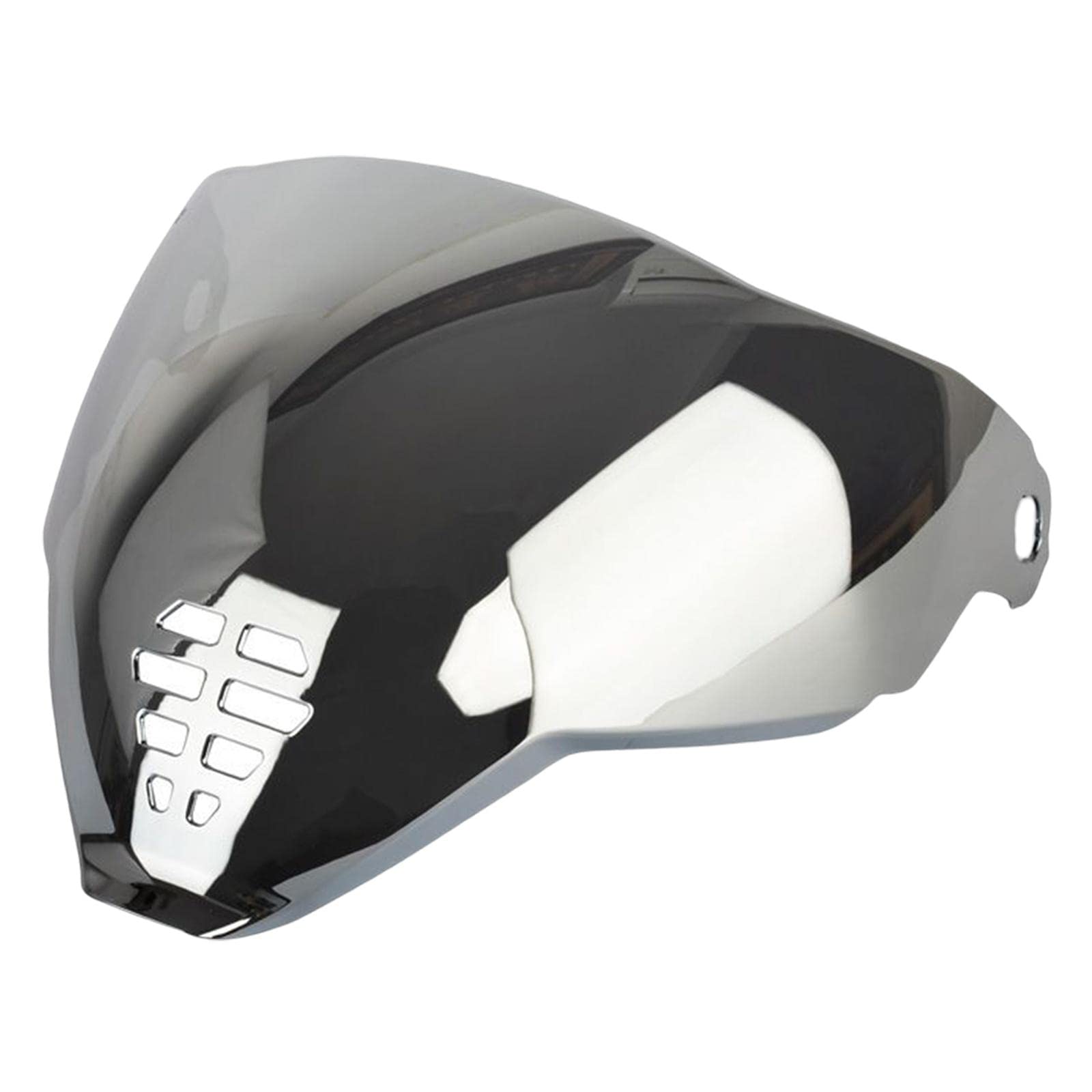 Silver Tint Visor Motorcycle Helmet Visor - Anti-Scratch Wind Shield ...