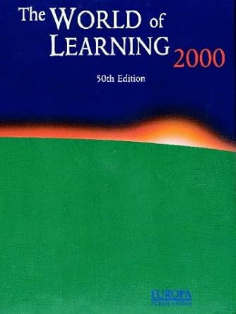 The World of Learning 2000: 50th Ed: 9781857430646: Textbooks: Amazon ...