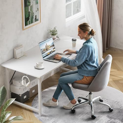 Snapklik.com : Shahoo 40 Inch Computer Desk, Wood Modern Simple PC Home ...