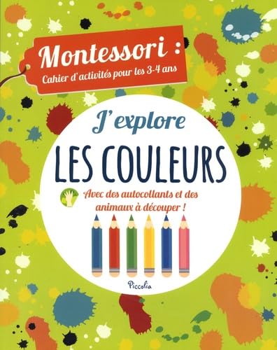 Amazon.com: CAHIER D'ACTIVITES MONTESSORI/J'EXPLORE LES COULEURS ...