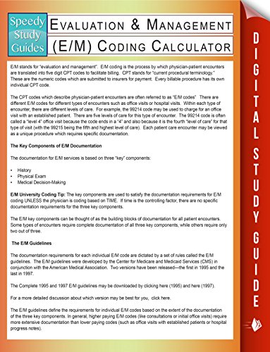 Amazon.com: Evaluation & Management (E/M) Coding Calculator (Speedy ...