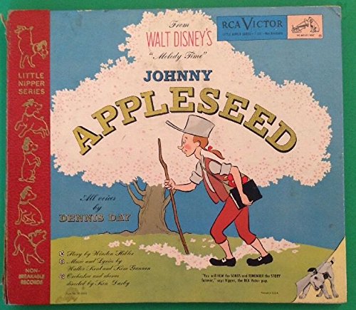 WALT DISNEY'S Johnny Appleseed Set Of 3 78rpm 10" Records RCA Victor Y ...