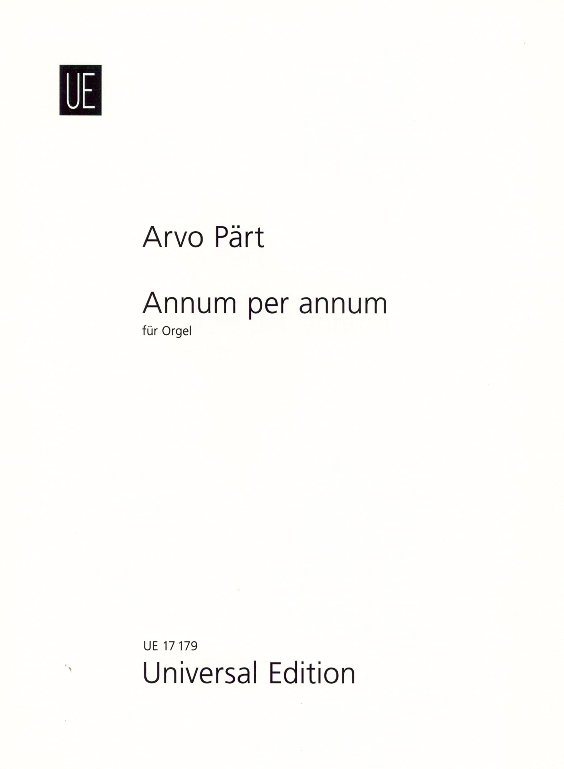 Pärt: Annum per annum: Arvo Pärt: 9790008012860: Amazon.com: Books