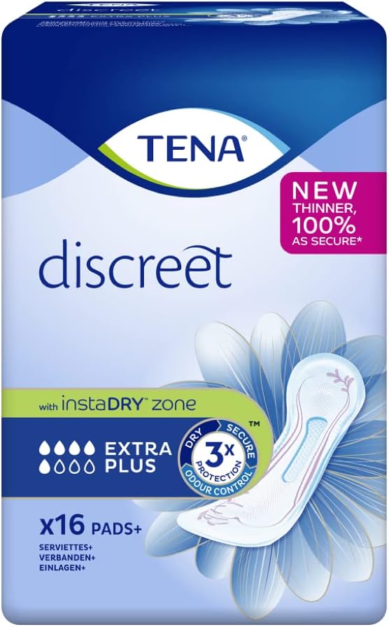 Tena - Tena Lady Extra Plus Discreet - 16 Pieces : Amazon.co.uk: Health & Personal Care