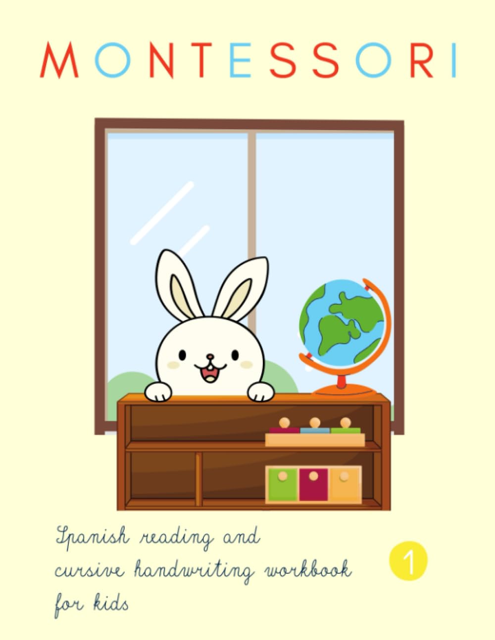 Montessori spanish reading and cursive handwriting workbook for kids 1 ...