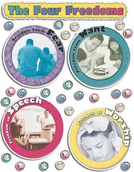 Amazon.com: The Four Freedoms Bulletin Board Set: 9780742416321: Carson ...