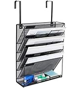 Amazon.com : superbpag Hanging File Organizer, 3 Pocket Wall File ...