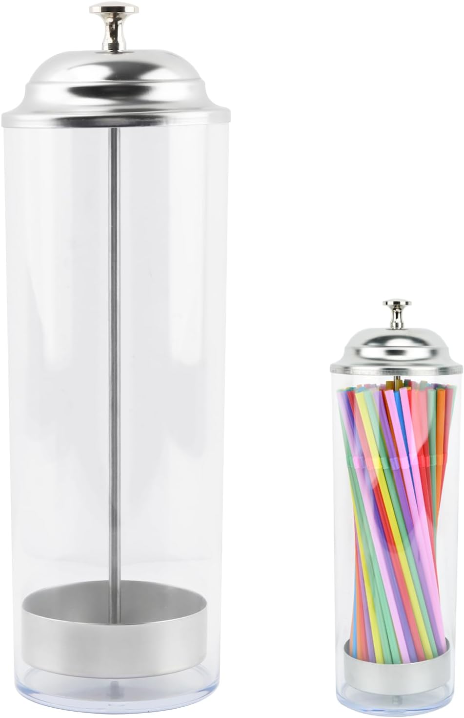 Amazon.com: Straw Dispenser, Straw Holder, Transparent Dustproof Straw ...