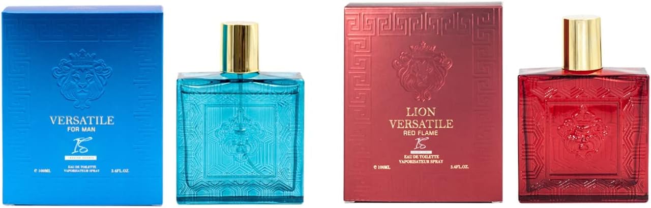 Amazon.com : Lion Versatile Red Flame Cologne for Men - Natural Spray ...