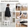 StrongTek Sturdy Bamboo Step Stool with Anti-Slip Feet, Easy-Assembly ...