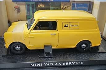 Amazon | 京商 KYOSHO 1/18 MINI VAN AA SERVICE ミニ・バン AA サービス イエロー 08193A ...