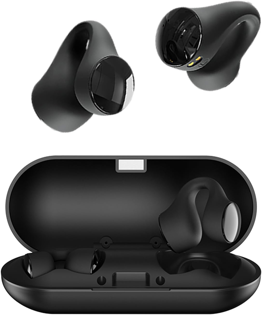 Amazon.com: Xmenha Wireless Ear Clip On Headphones Open Ear Earbuds ...