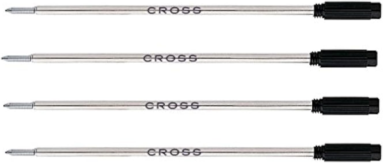 Cross Refills for Ballpoint Pen Medium Tip Black Ink Pack of 5aa ...