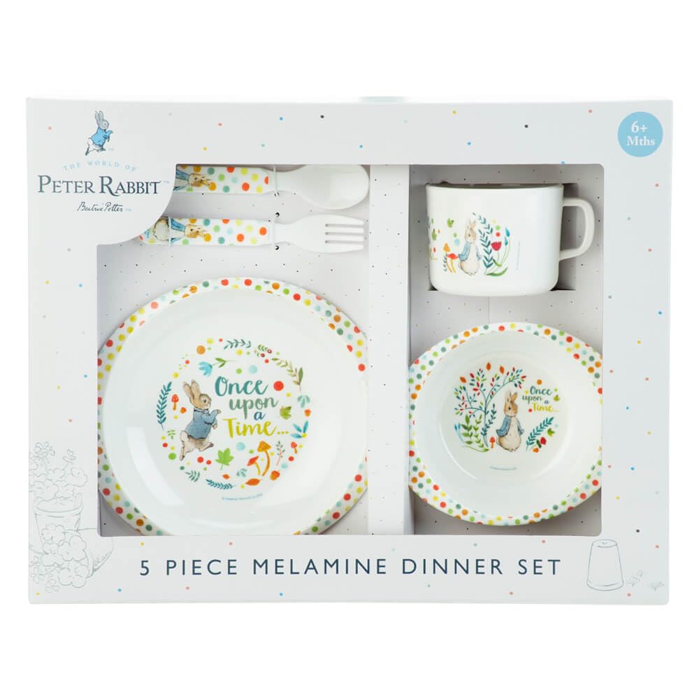 BEATRIX POTTER 5pc Dinner Set: Classic Peter Rabbit : Amazon.com.au: Baby