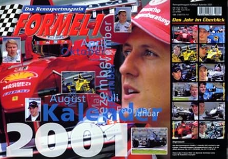 Amazon.co.jp: Formel 1 2001. Kalender. Das Jahr im Ueberblick. Der ...