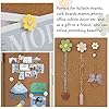Amazon.com: Decorative Push Pins Assorted Sizes & Colors Flower Cute ...