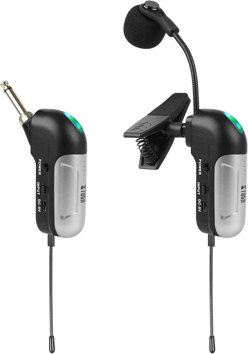 Amazon.com: XTUGA KX821 Wireless Saxophone Microphone System Clip-On ...