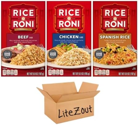 Amazon.com : Rice-a-roni 6.8oz Bundle, Beef, Chicken, Spanish Rice (3 ...