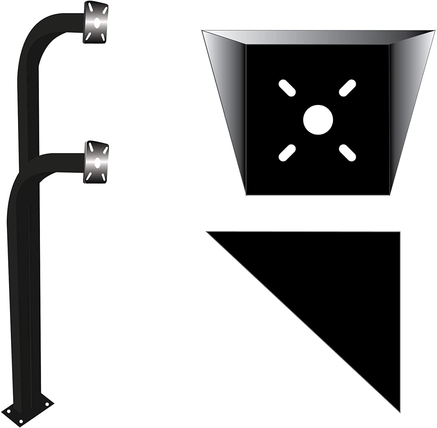 Amazon.com : Double Gooseneck of 42in and 72in with Hood Cover for ...