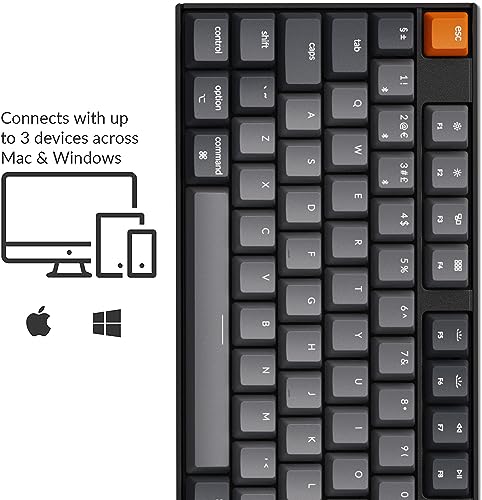 Keychron K10 ISO-UK-Layout Full Size Layout White LED Backlit Hot ...