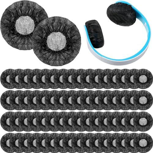 Amazon.com: BBTO 300 Pieces Disposable Headphone Covers Non Woven ...