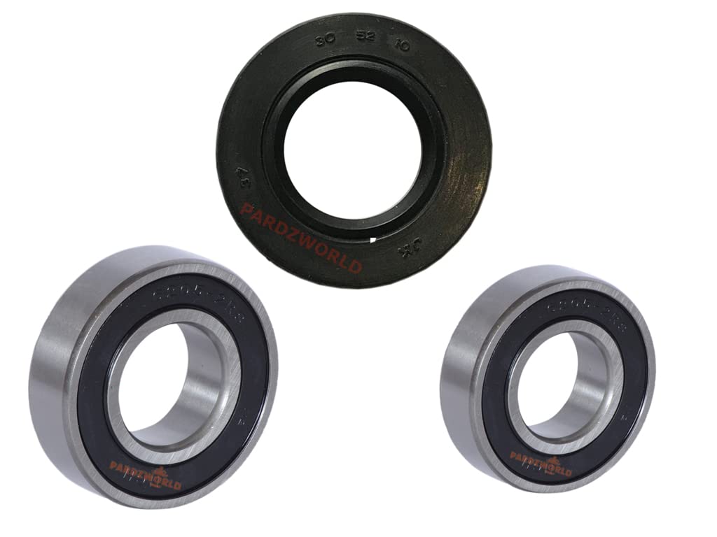 PARDZWORLD Oil Seal Kit (Bearing No-6204 & 6205 with Oil Seal) Suitable ...