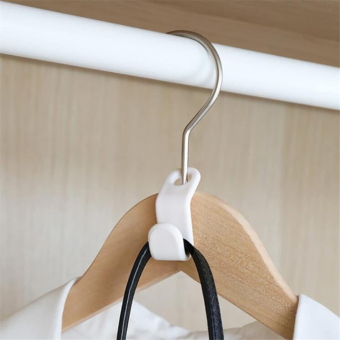 Amazon.com: Kclongvs 60 Pcs Clothes Hanger Connector Hooks, Mini ...