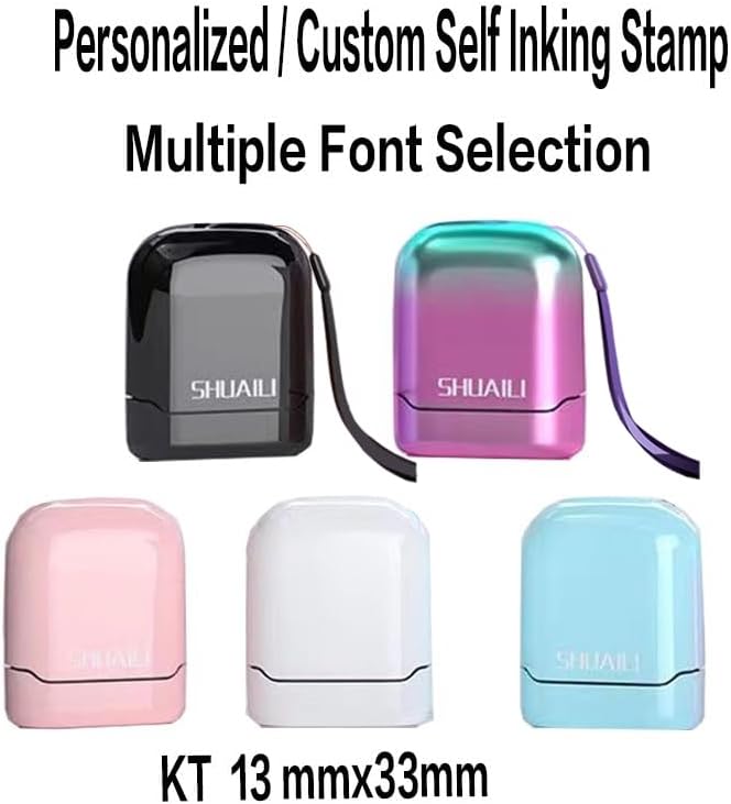 Signature Stamp|Personalized Custom Name Stamp |5 Styles and 4 Ink ...