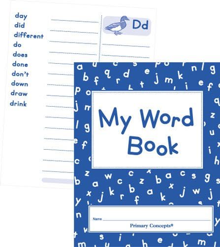 Amazon.com : Primary Concepts AA1053 My Word Book (Set of 5) : Office ...