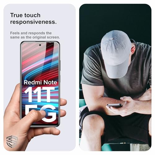 Skyddshield Military-Grade Gorilla Tempered Glass For Redmi Note 11T ...